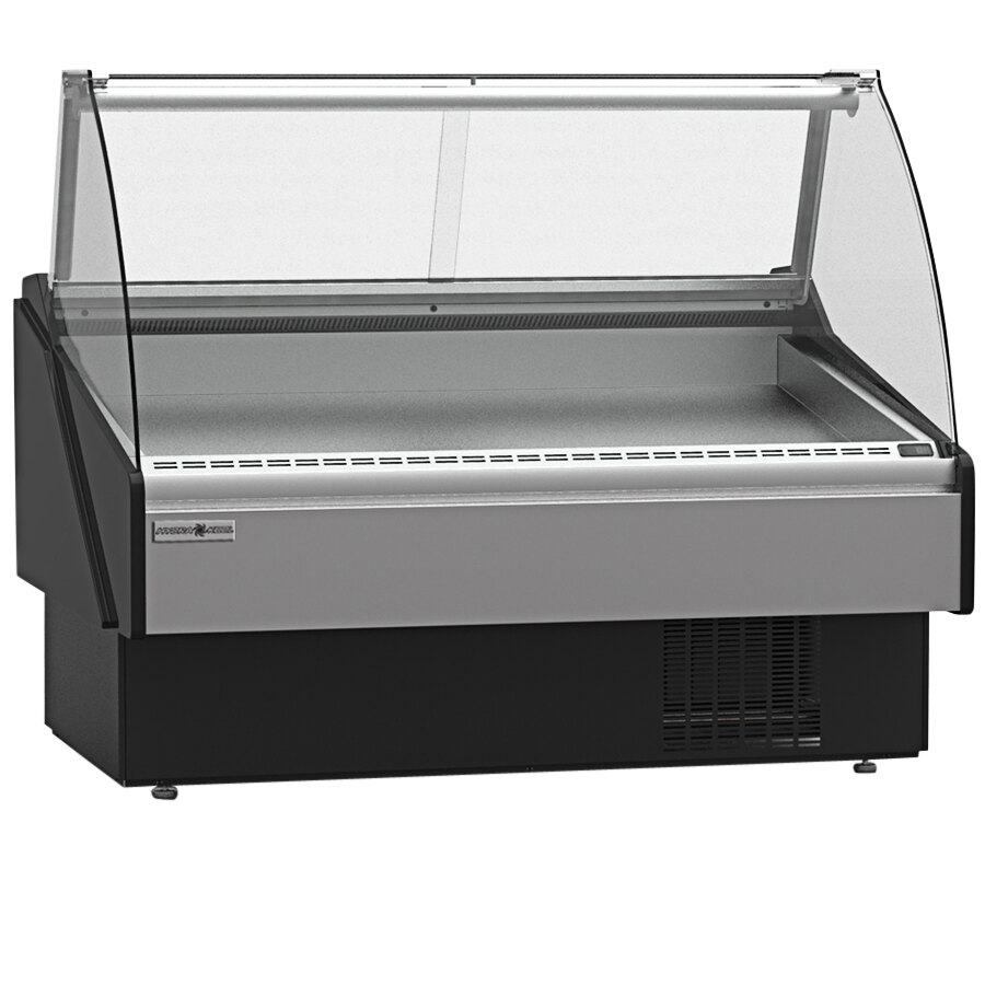 Hydra Kool KFM-SC-100-S 100" Curved Glass Refrigerated Seafood Display Case
