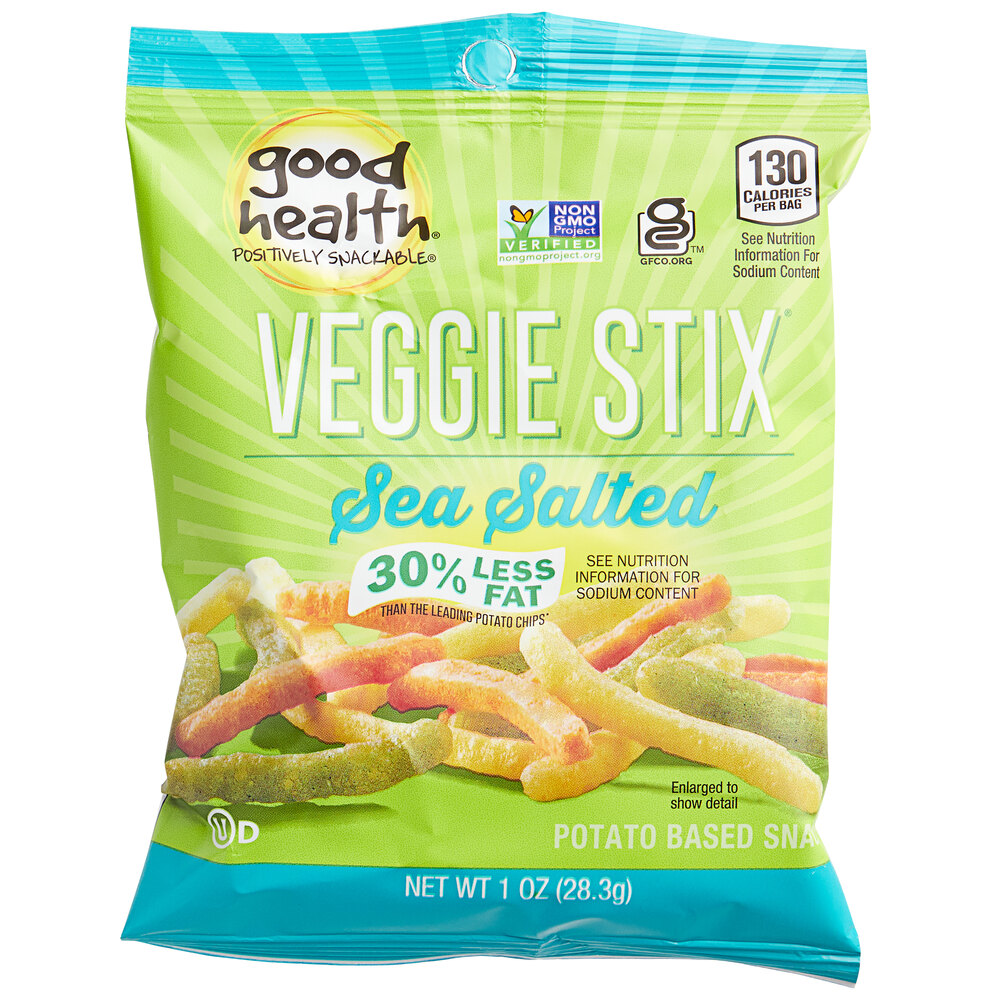 Good Health Sea Salted Veggie Stix 1 oz. - 24/Case