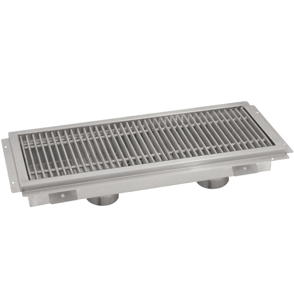 Advance Tabco FTG-18120 18" x 120" Floor Trough with Stainless Steel ...