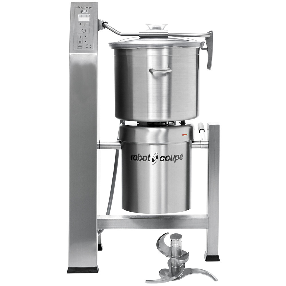 Robot Coupe R45T Vertical Food Processor w/ 47 Qt. Stainless Steel Bowl