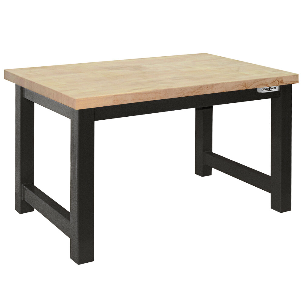 BenchPro Harding Series 30" x 60" Heavy-Duty Maple Butcher Block Top ...