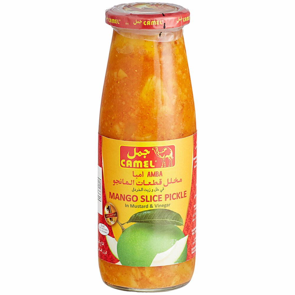 Sliced Mango Pickle in Mustard and Vinegar 16 oz. - 24/Case