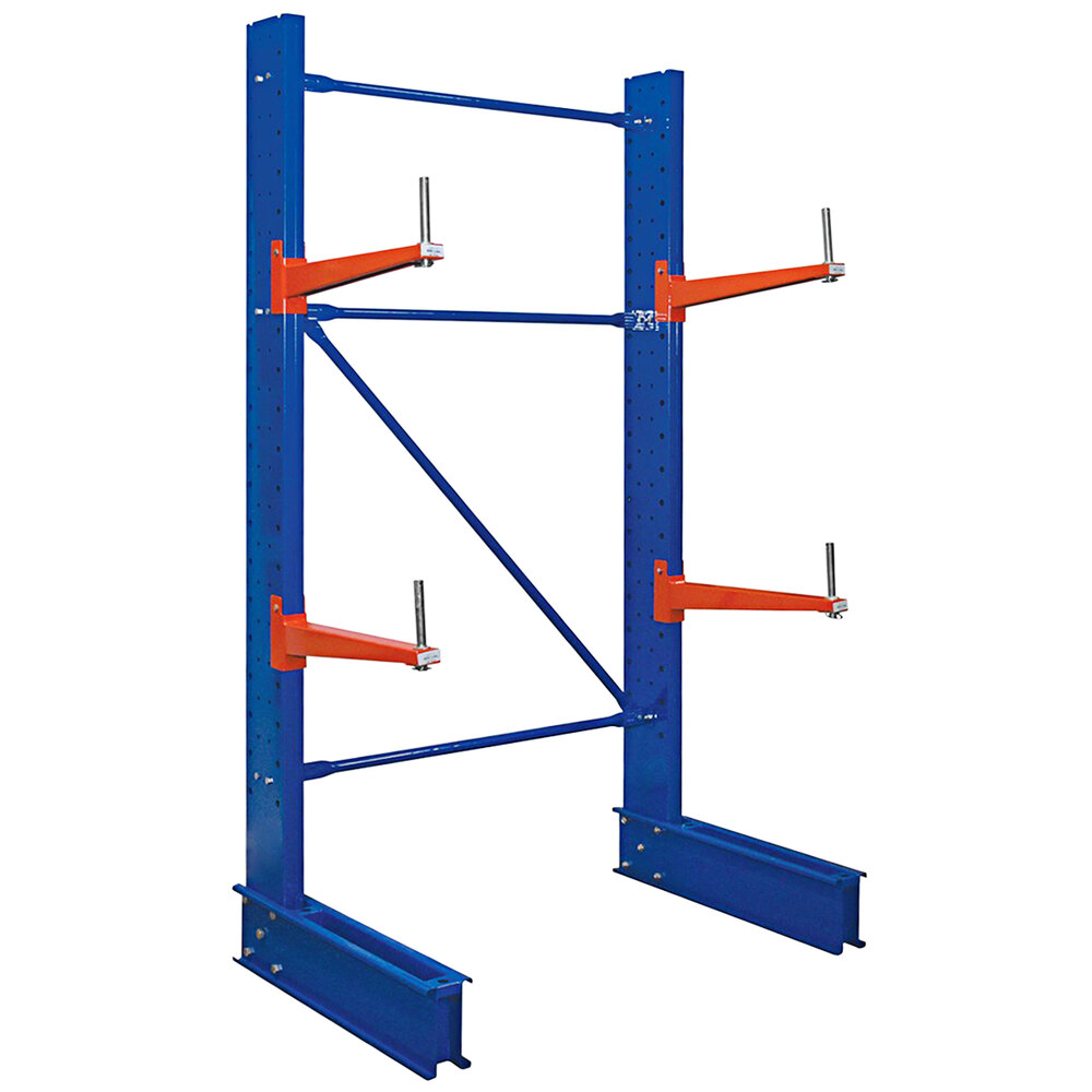 Vestil SU-C-8-24-SET Standard-Duty Single-Sided Cantilever Rack with 24 ...
