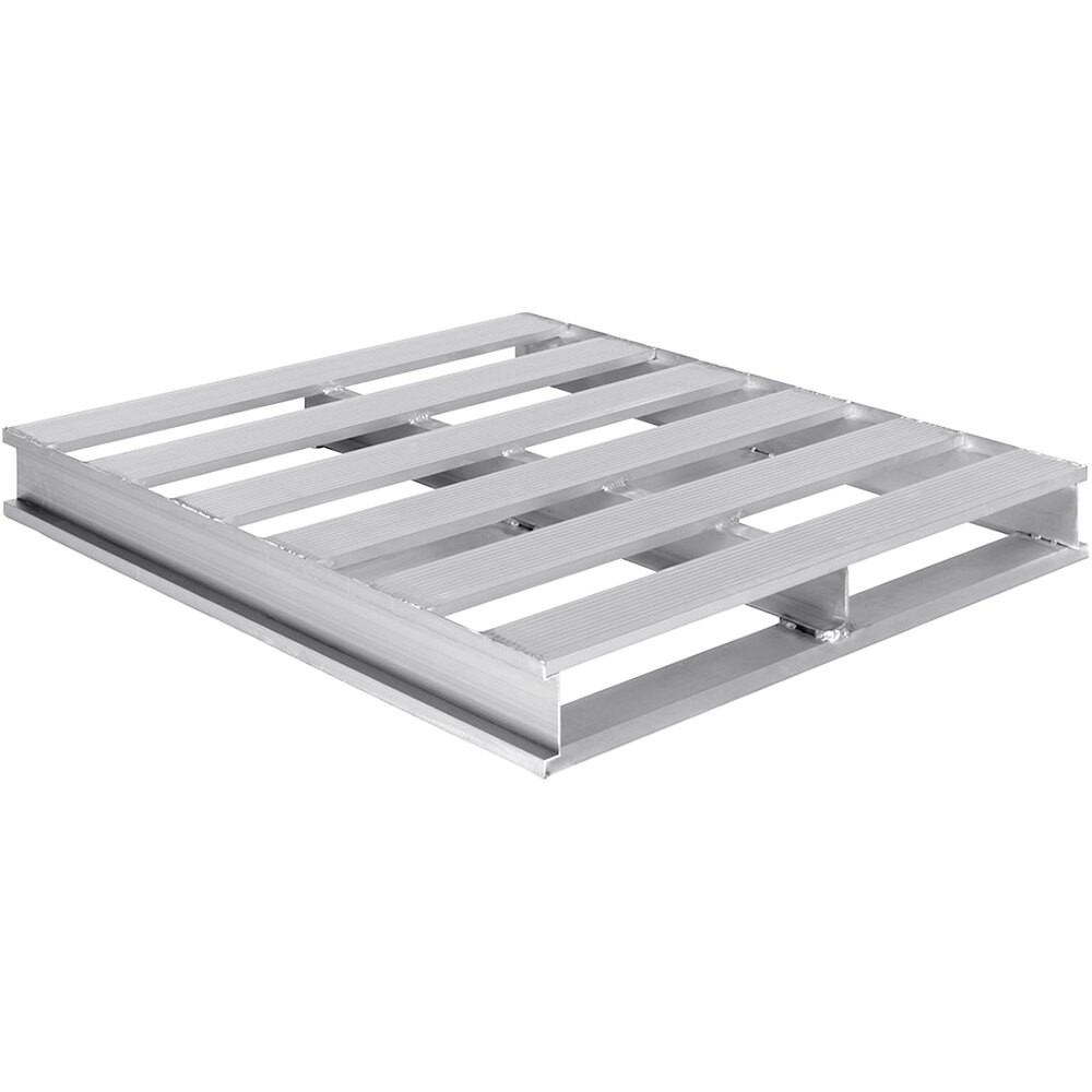 Vestil AP-4248 42 1/8" x 48" x 6" Aluminum Pallet with 6,000 lb ...