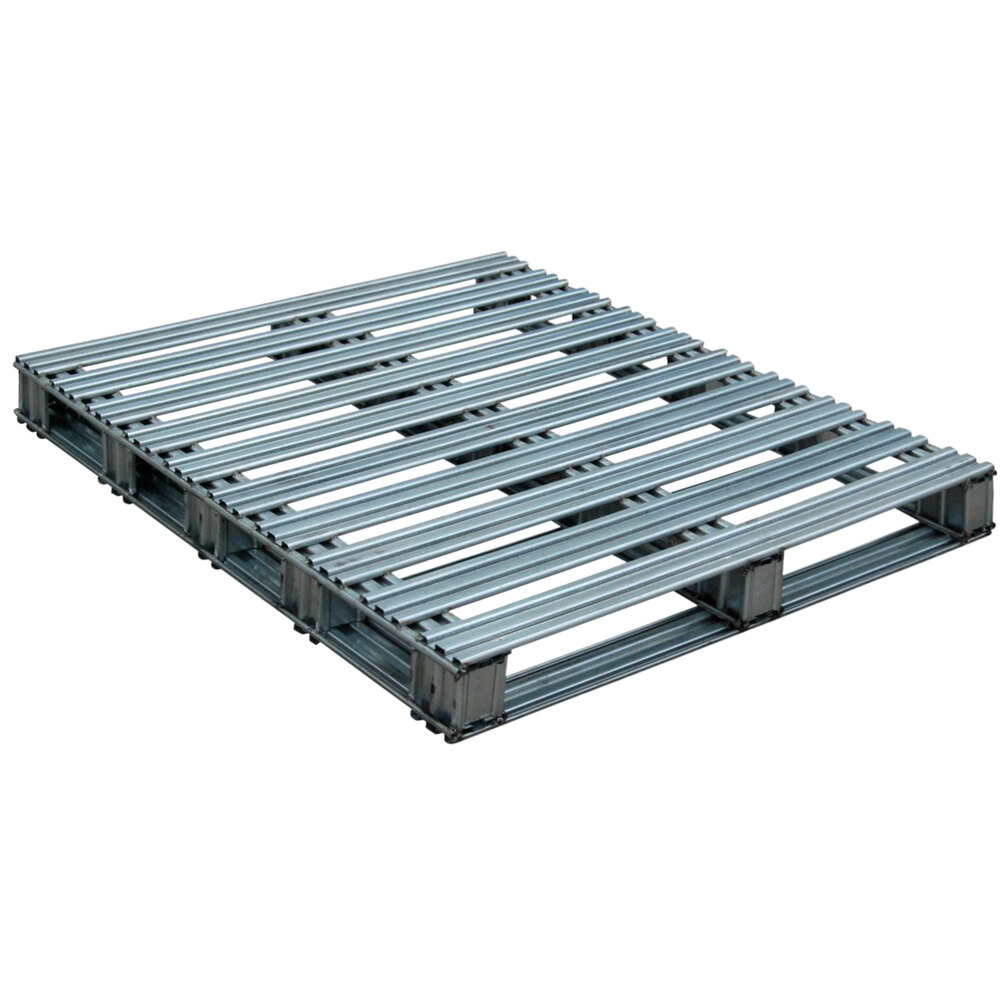 Vestil SPL-4248 48" x 42" x 4 3/4" Galvanized Steel Pallet - 8,000 lb ...
