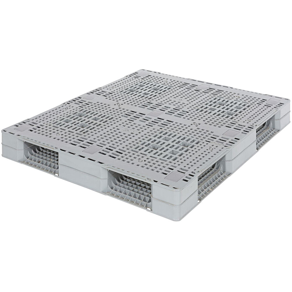 Vestil PLPR-4840 39 1/2" x 47 3/4" x 5 3/4" Vented Top Stackable ...