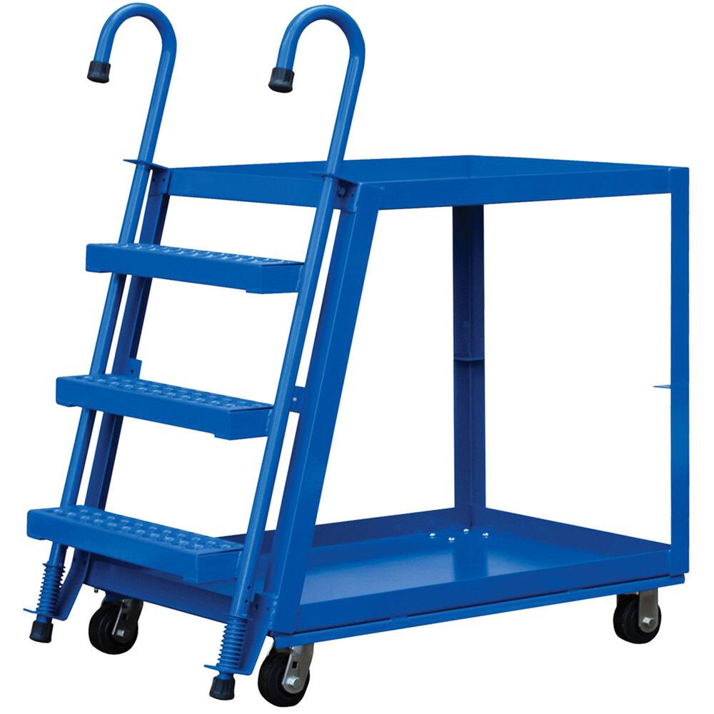 Vestil SPS2-2848-6MR 51 3/4" x 27 7/8" x 52 1/8" Steel 2-Shelf Stock ...