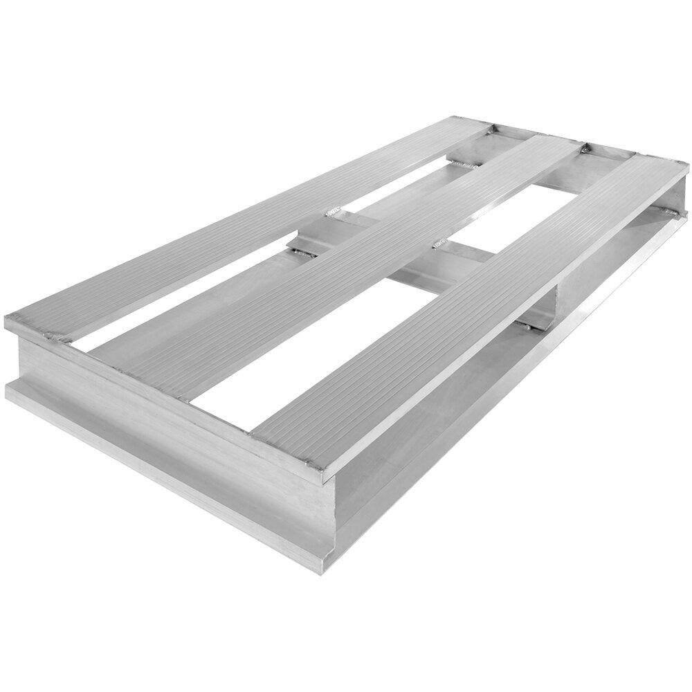 Vestil AP-3624 36" x 24" x 6" Aluminum Half Pallet with 4,000 lb. Capacity