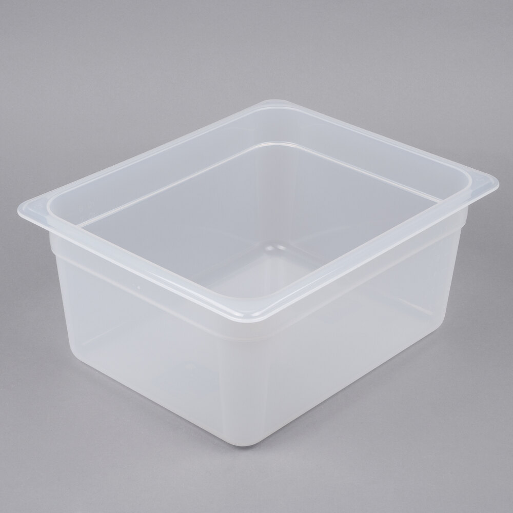 Cambro 26PP190 1/2 Size Translucent Polypropylene Food Pan - 6" Deep
