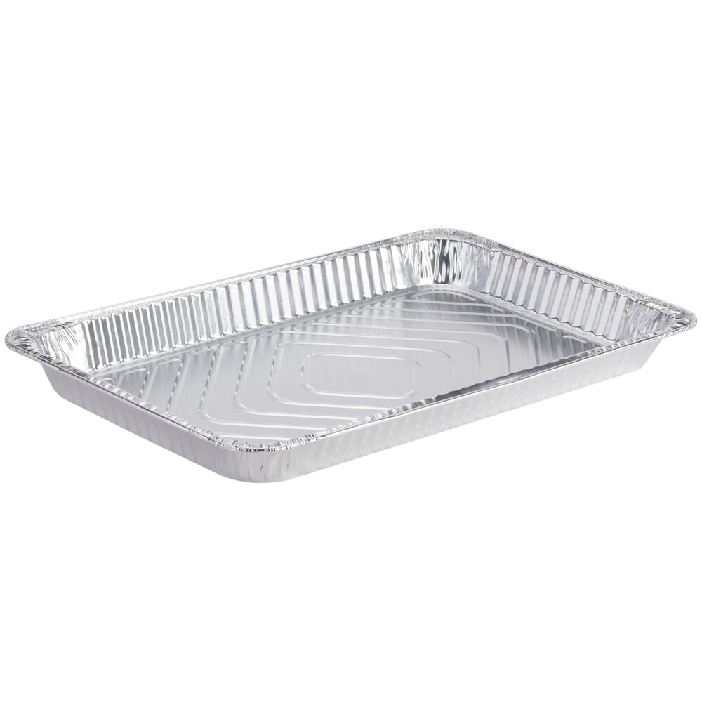 Western Plastics 5110 Full Size Foil Steam Table Pan Shallow 1 11/16 ...