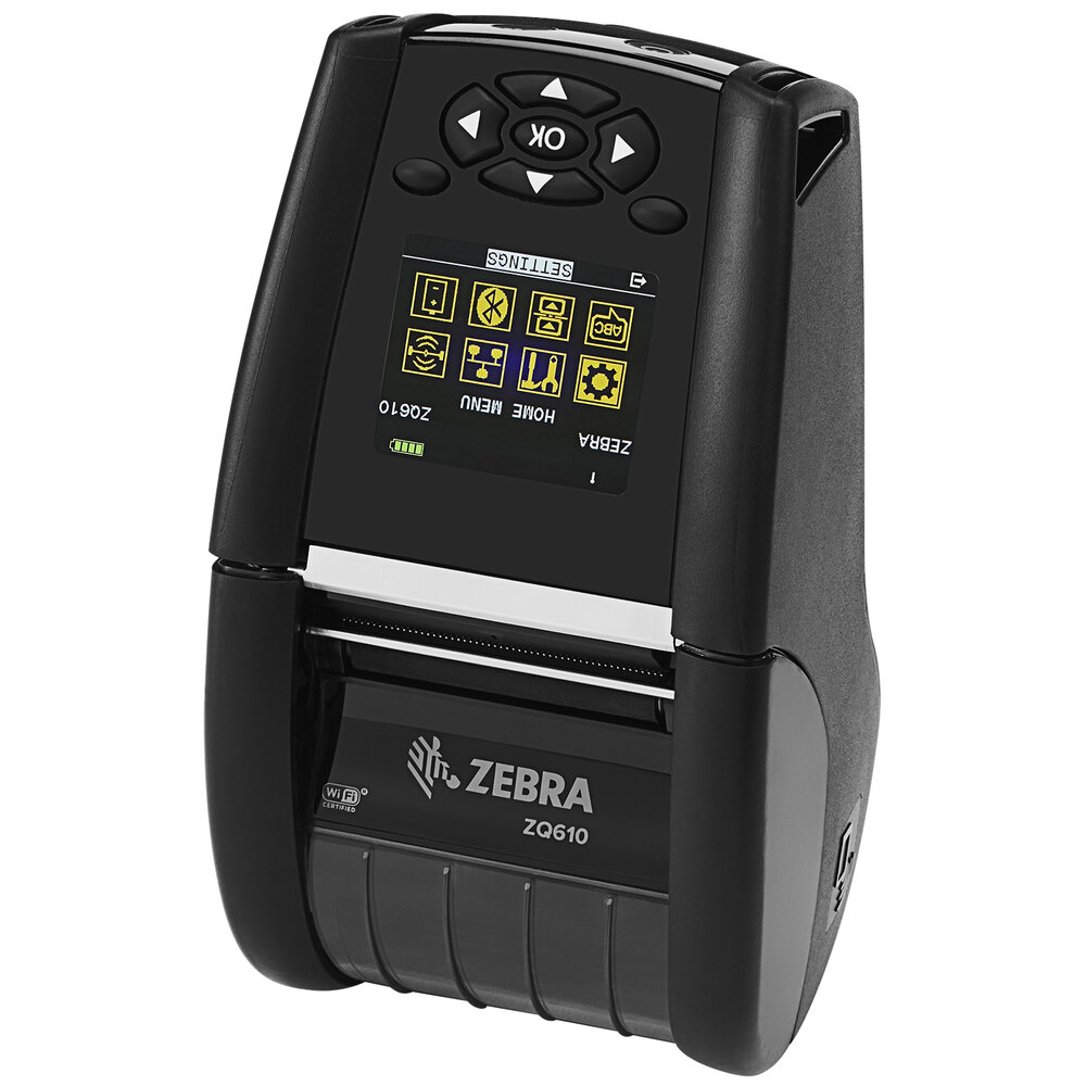 Zebra Mobile Label / Receipt Printer with Bluetooth / Wi-Fi and a ...