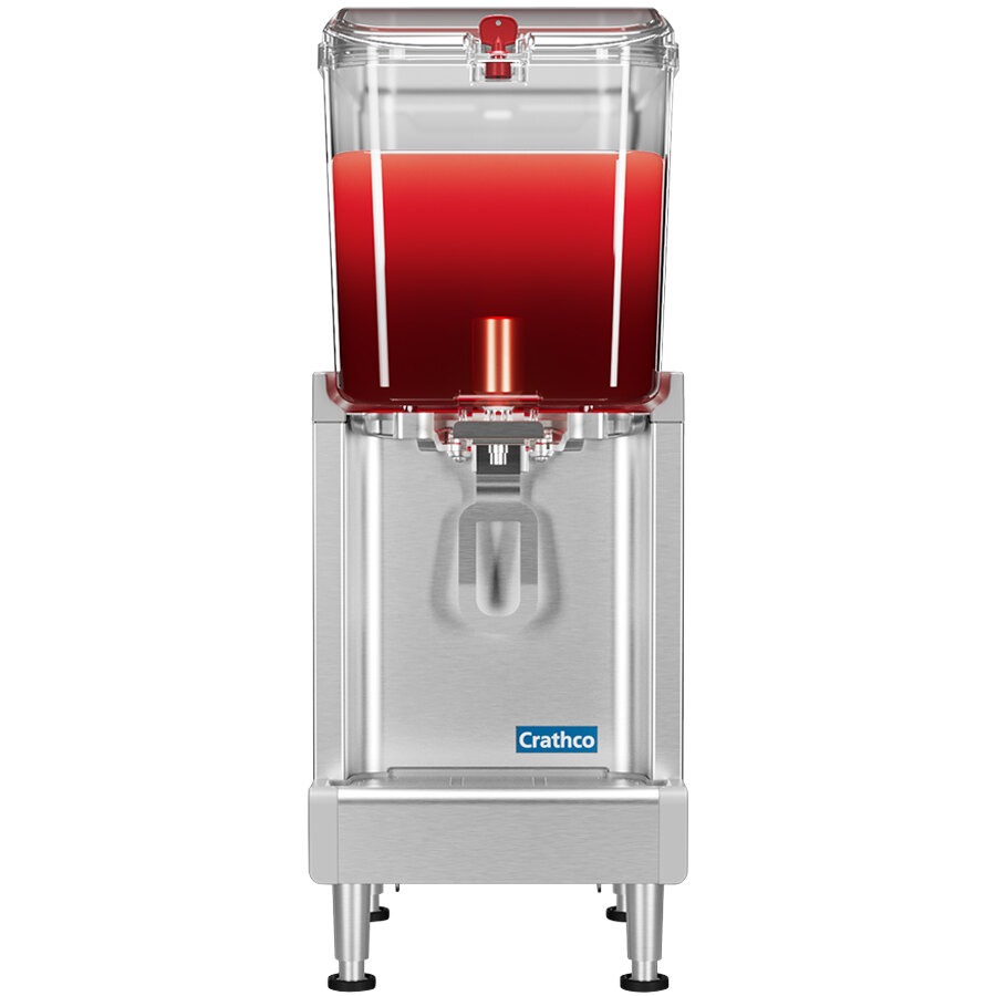 Crathco Single 4.75 Gallon Bowl Premix Cold Beverage Dispenser with ...