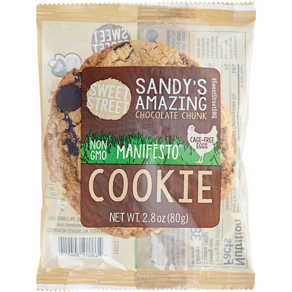 Sweet Street Desserts Sandy's Amazing Chocolate Chunk Cookie 3.02 oz ...