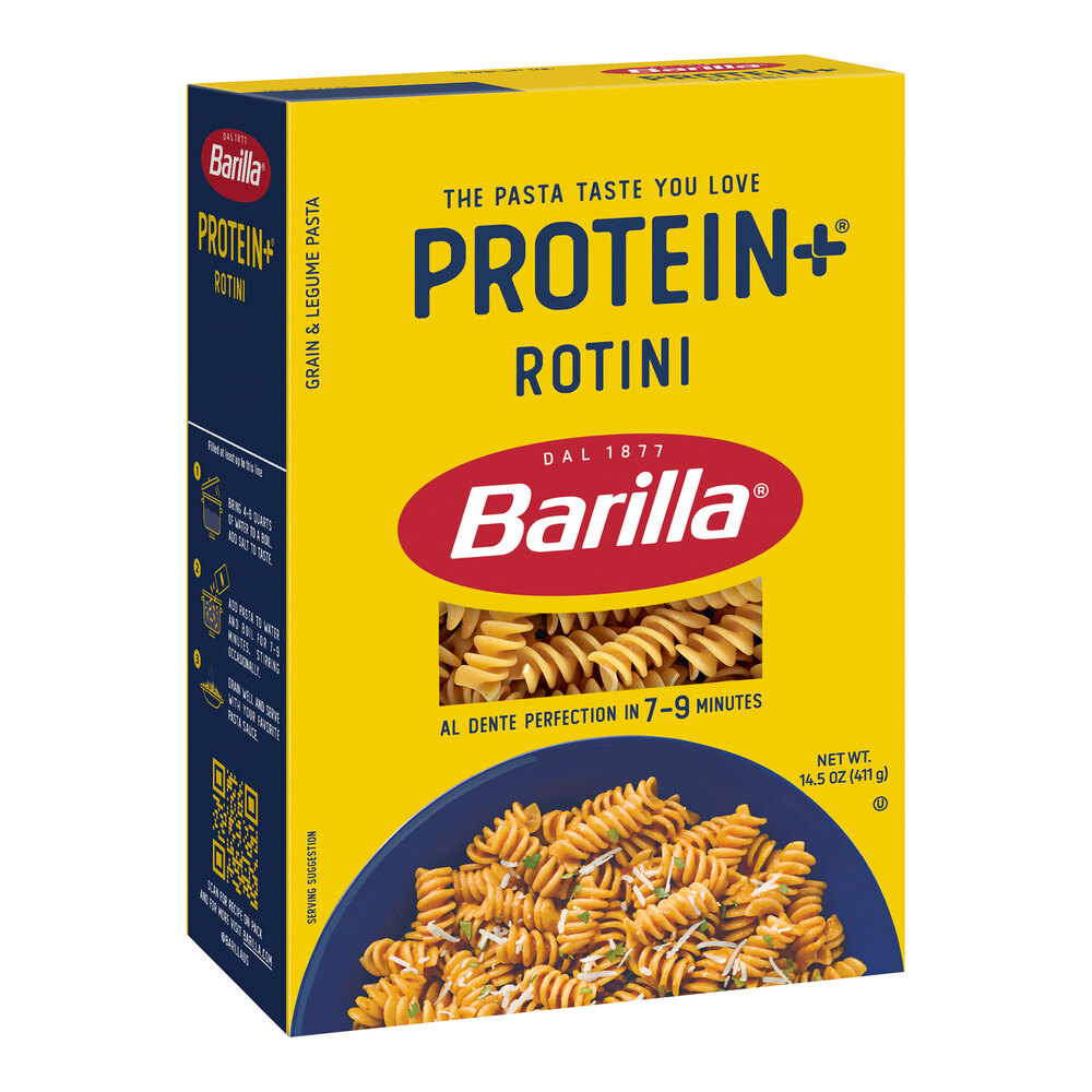Barilla Protein+ Rotini Pasta 14.5 oz. - 12/Case