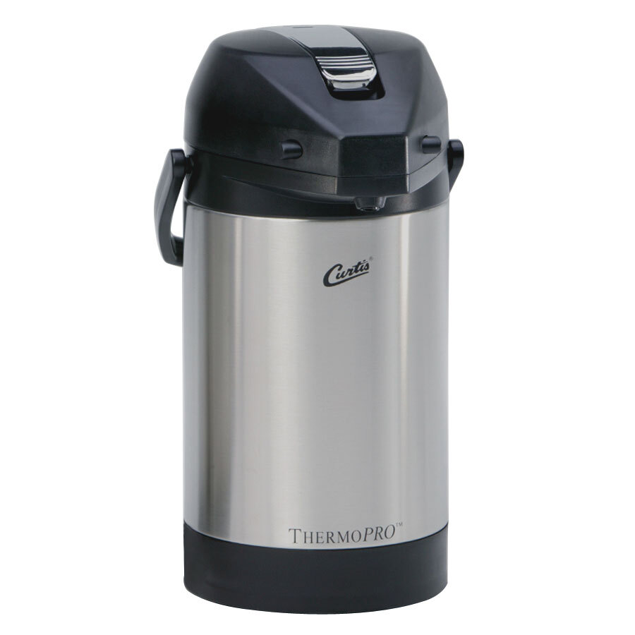 Curtis ThermoPro 2.5 Liter Stainless Steel Lined Low Profile Airpot ...