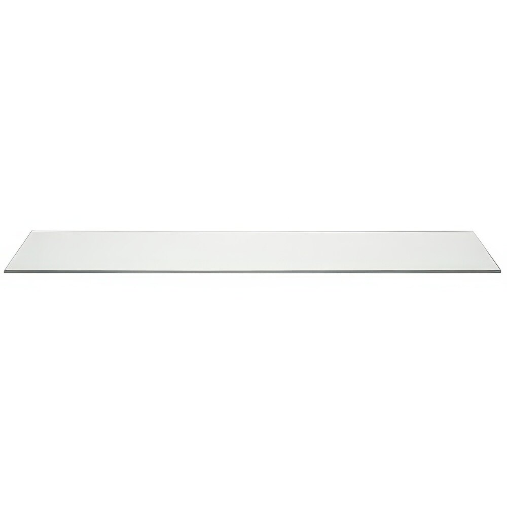 Front of the House 36" x 8" Clear Tempered Glass Buffet Board - 2/Case