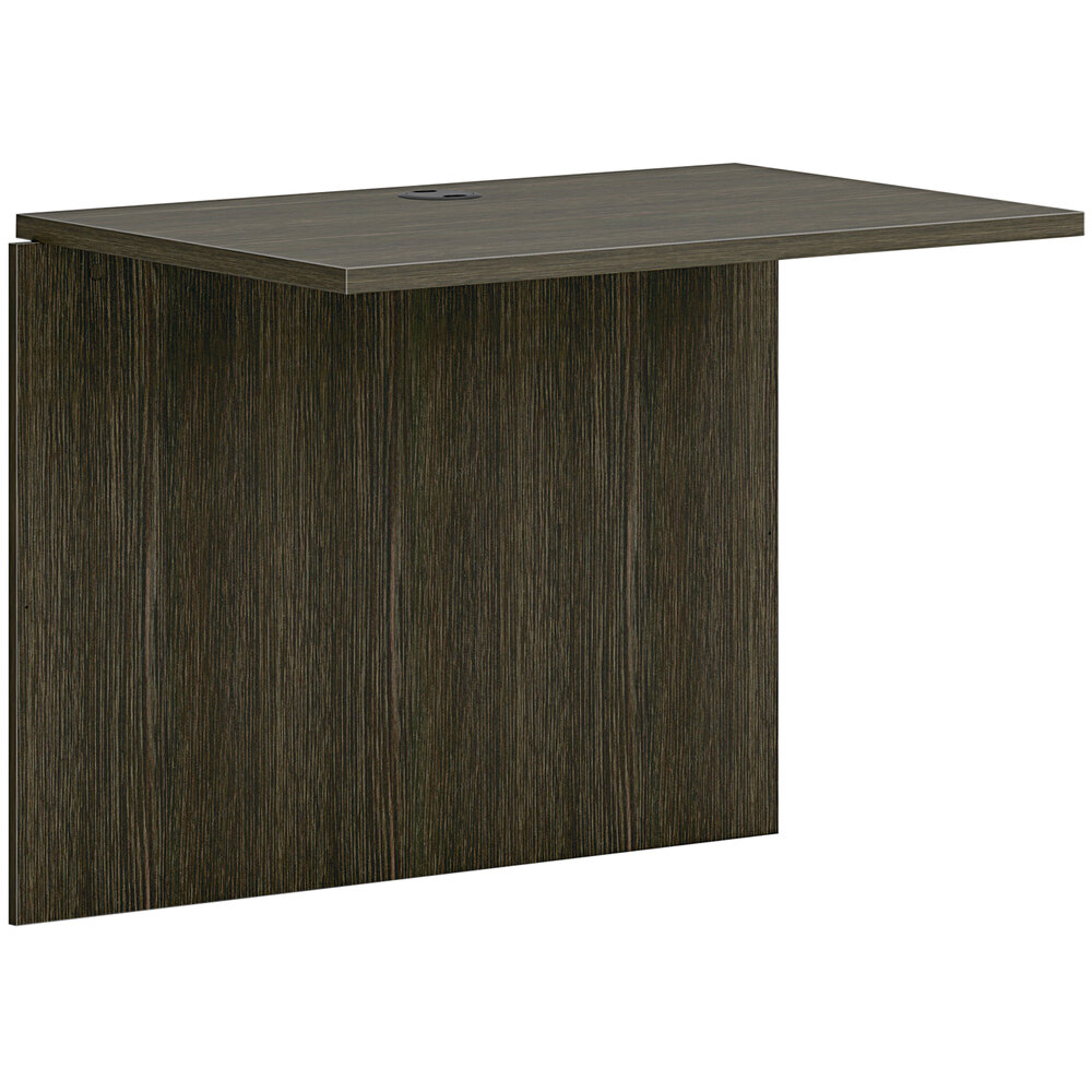 HON Mod 36" x 24" Java Oak Laminate Office Bridge