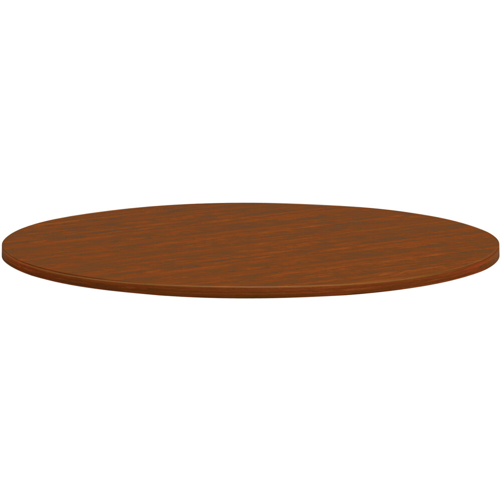 HON Mod 48" Round Russet Cherry Laminate Conference Table Top