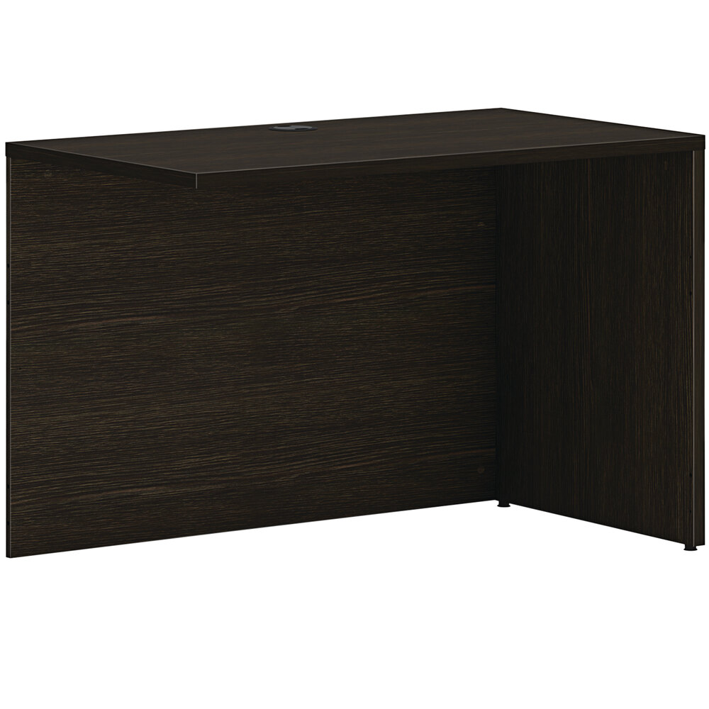 HON Mod 42" x 24" x 29" Java Oak Desk Return Shell
