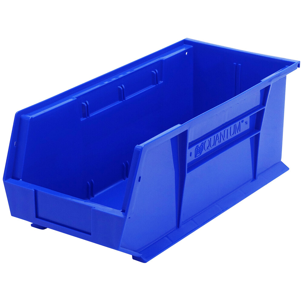 Quantum 18" x 8 1/4" x 7" Blue Hanging Bin QUS248BL