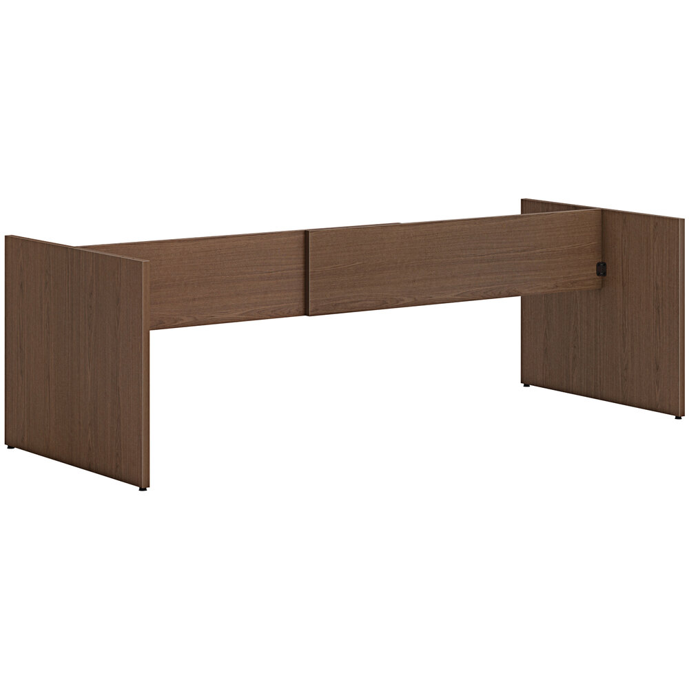 HON Mod Sepia Walnut Laminate Slab Base For 48 X 120 Conference Table HON Mod Sepia Walnut Laminate Slab Base For 48 X 120 Conference Table