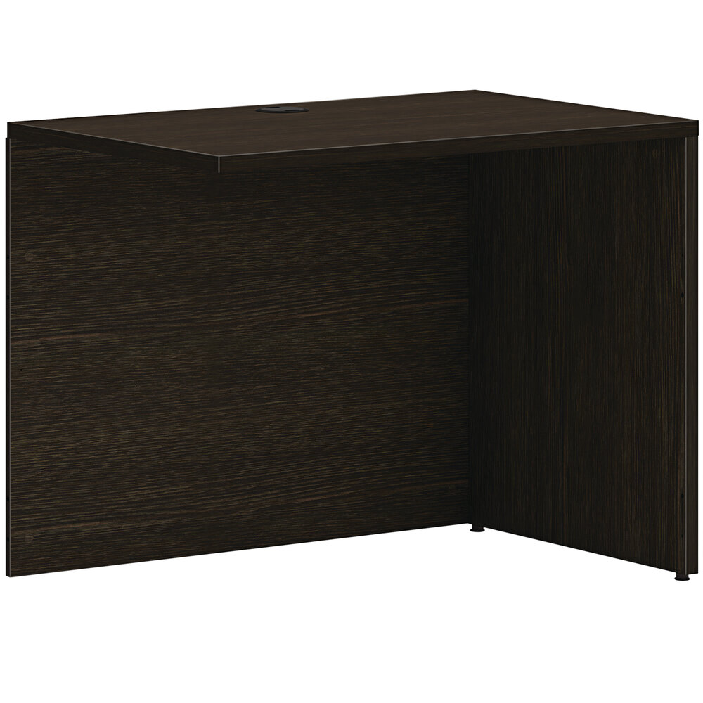 HON Mod 36" x 24" x 29" Java Oak Desk Return Shell