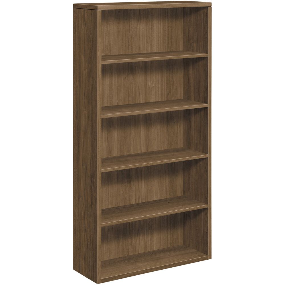 HON 10500 Series 36" x 13 1/8" x 71" Pinnacle 5-Shelf Bookcase