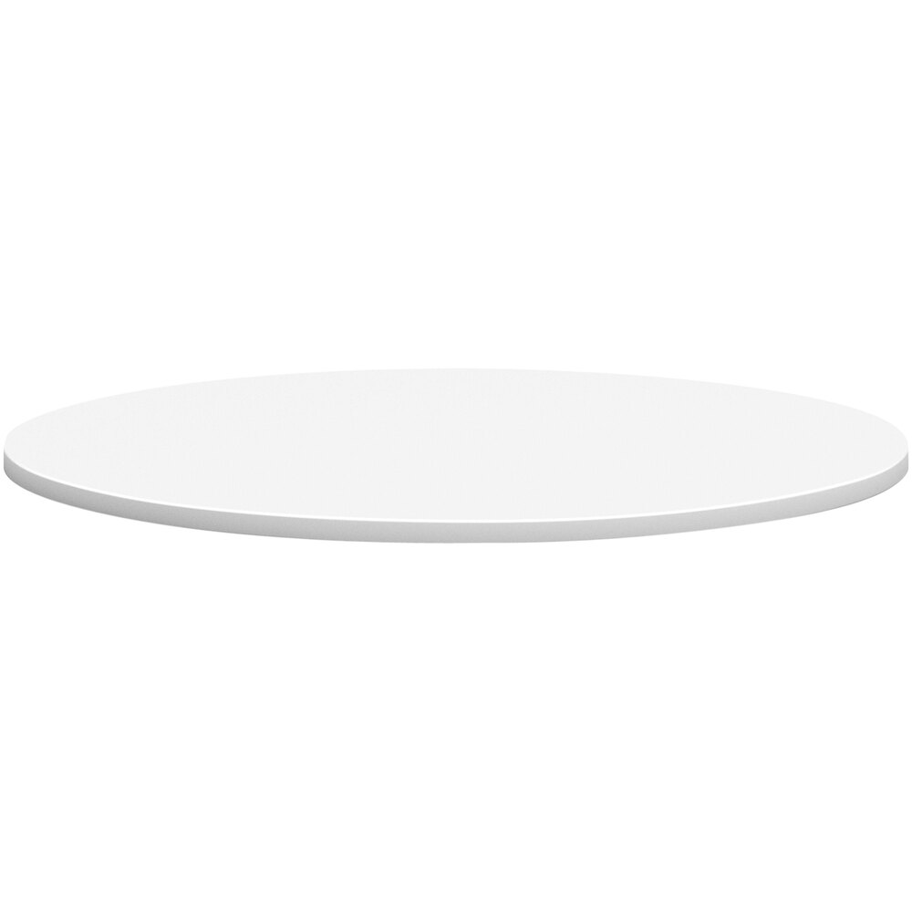 HON Mod 42" Round Simply White Laminate Conference Table Top