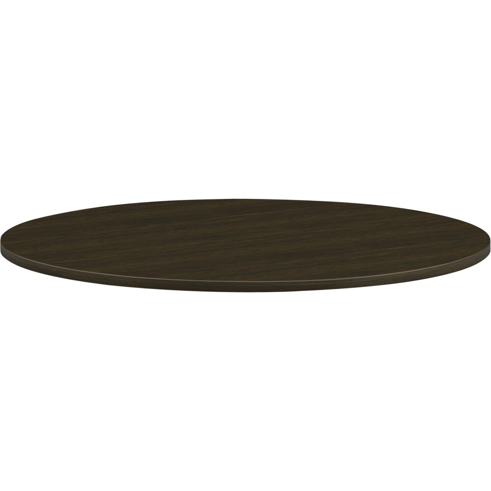 HON Mod 48" Round Java Oak Laminate Conference Table Top