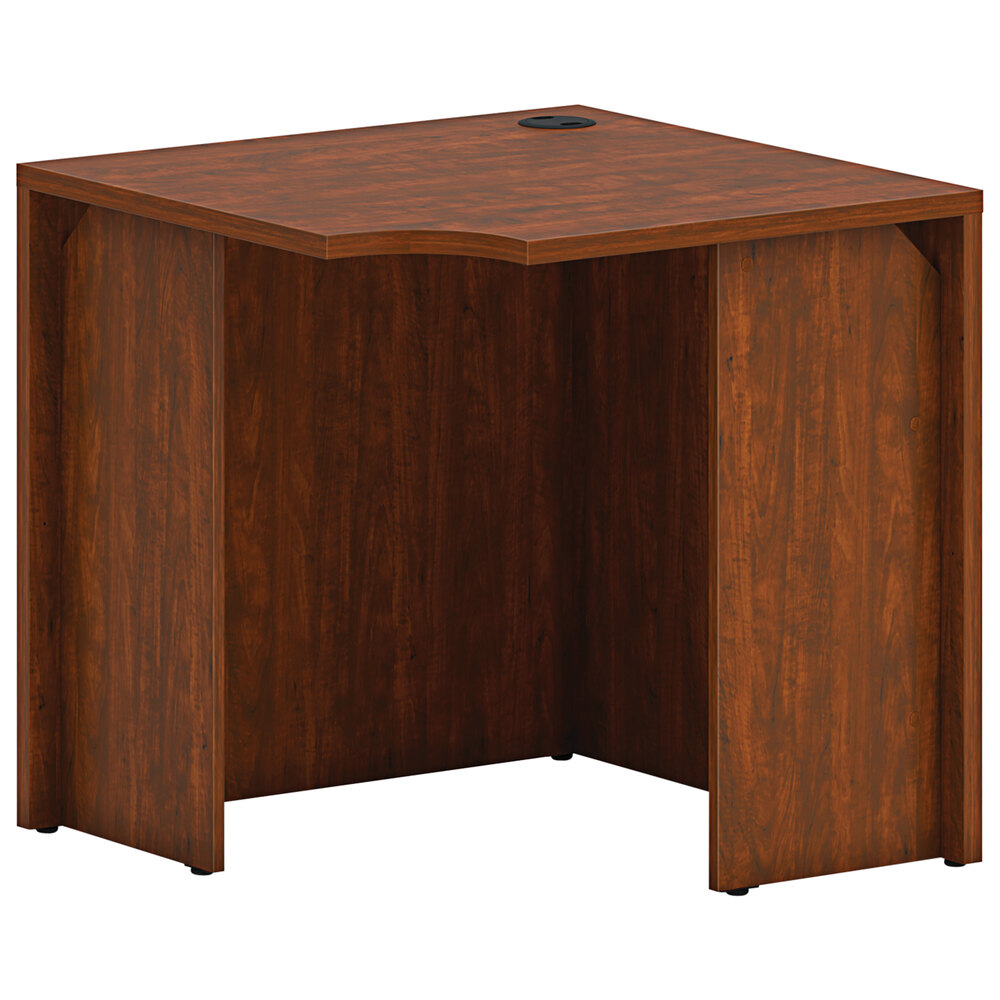 HON Mod 30" Square Russet Cherry Laminate Corner Desk Shell