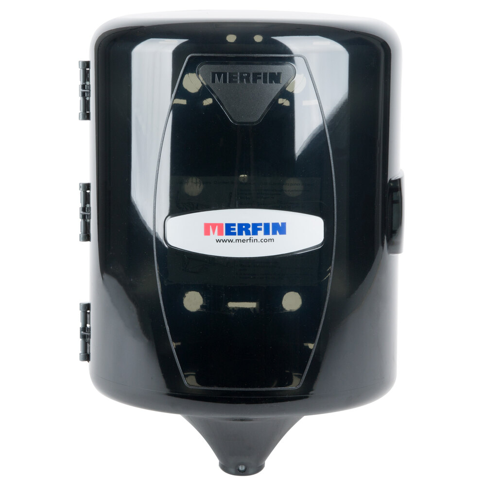 Merfin 51002 Smoke / Gray Center Pull Towel Dispenser