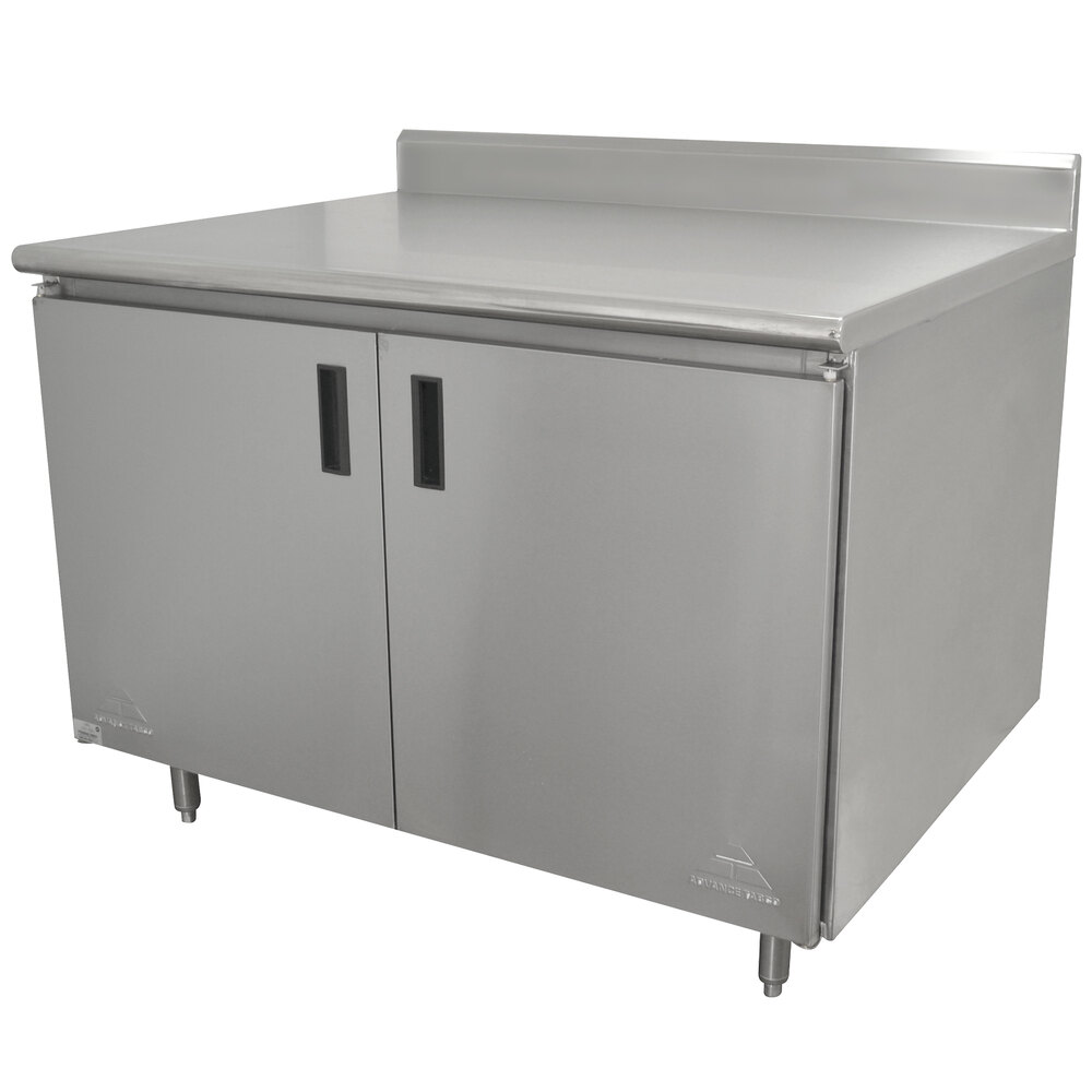 Advance Tabco HK-SS-363 36" x 36" 14 Gauge Enclosed Base Stainless ...