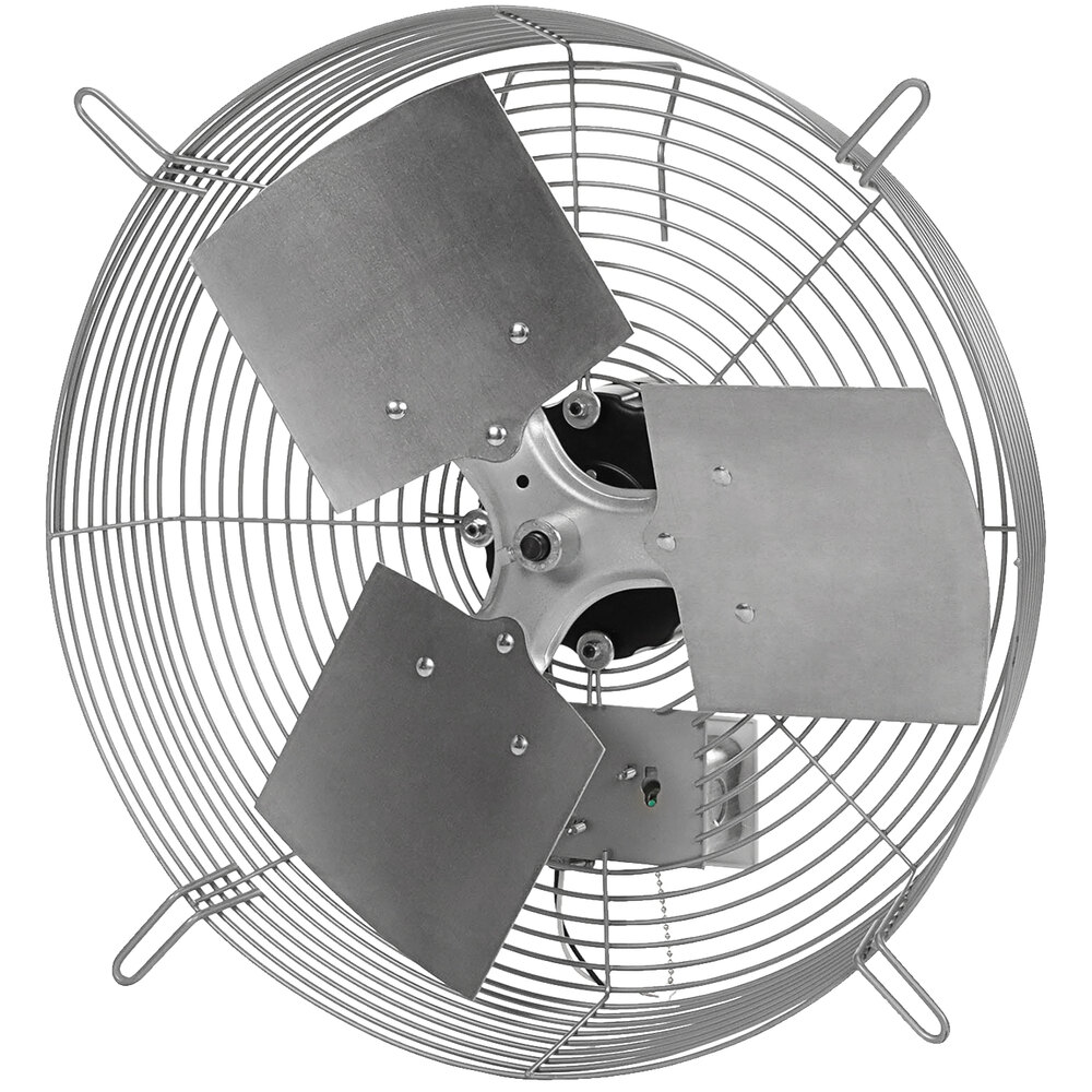 TPI 24" 2-Speed Wall-Mounted Direct Drive Exhaust Fan CE24D - 2400 CFM ...