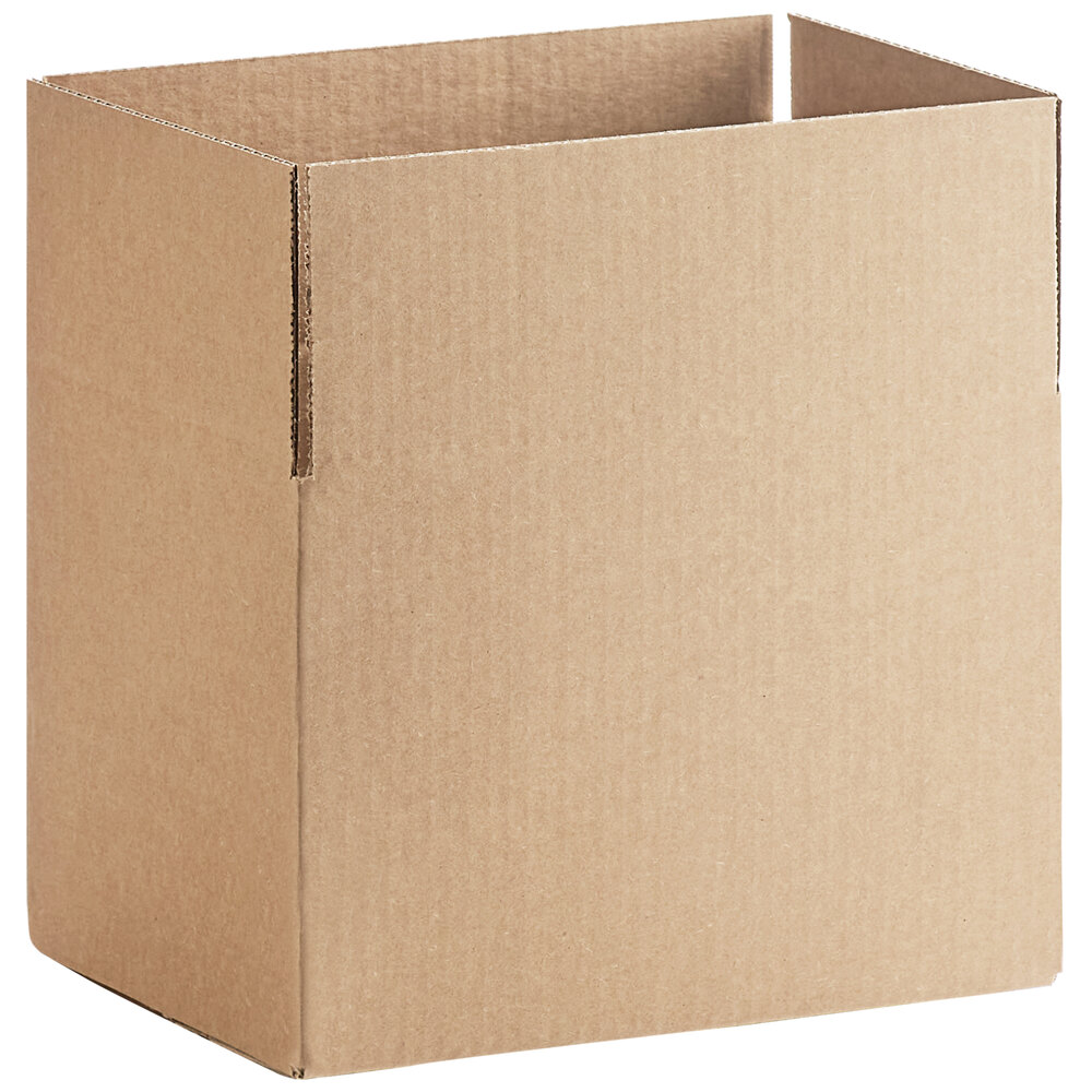 Lavex 14" x 10" x 9" Kraft Corrugated RSC Shipping Box - 25/Case