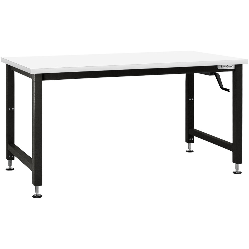 BenchPro Adams Series 36" x 60" Formica Laminate Top Adjustable Crank ...