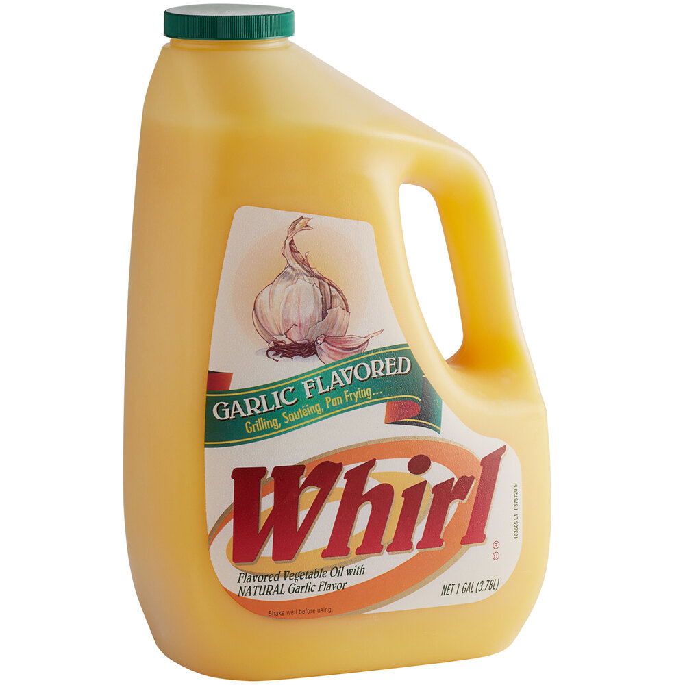Whirl Garlic Flavored Oil Butter Substitute 1 Gallon - 3/Case