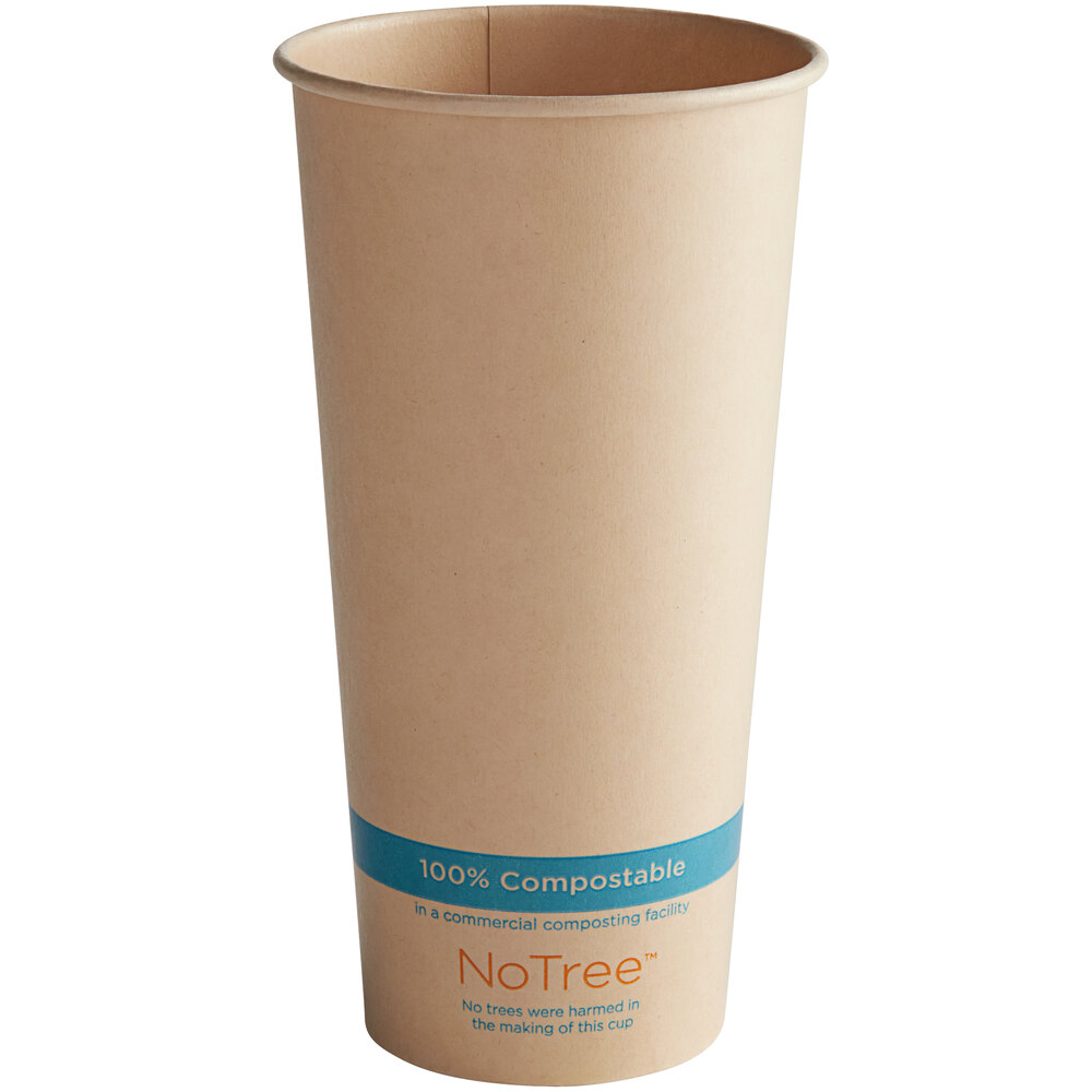 World Centric Compostable Paper Cold Cup (22 oz) - 1000/Case