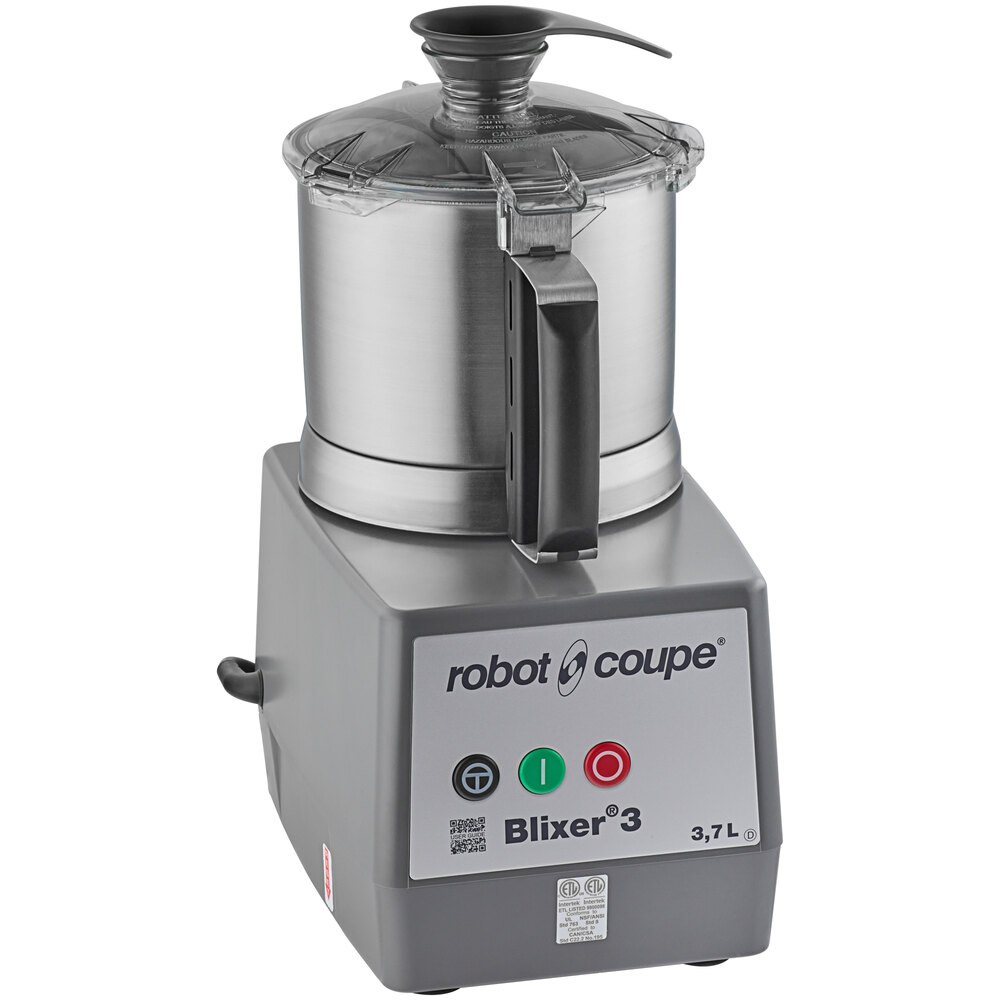 Robot Coupe BLIXER3 High-Speed 3.5 Qt. Stainless Steel Batch Bowl Food ...