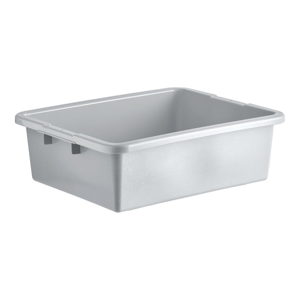 Rubbermaid® 20" x 15" x 5" Gray Polyethylene Utility Bin FG334992GRAY