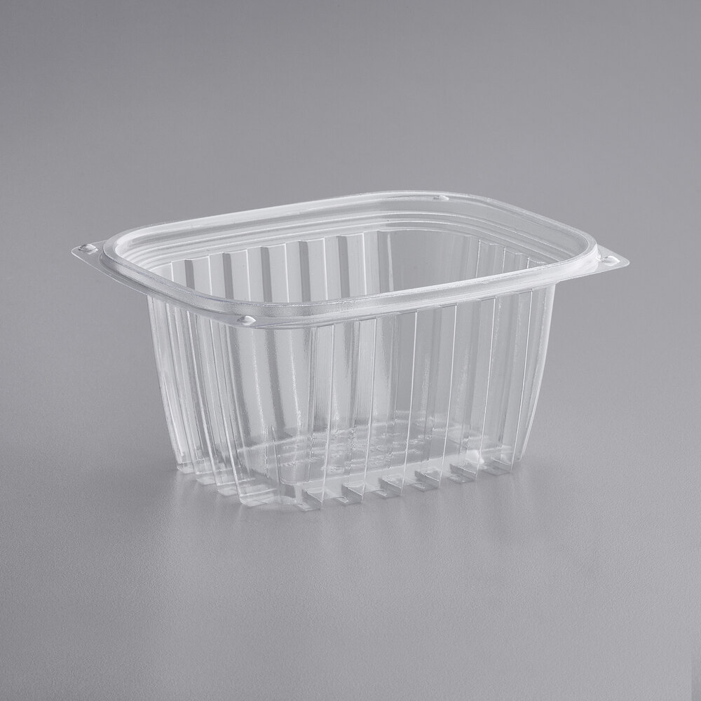 World Centric 16 oz. Clear PLA Deli Container - 900/Case