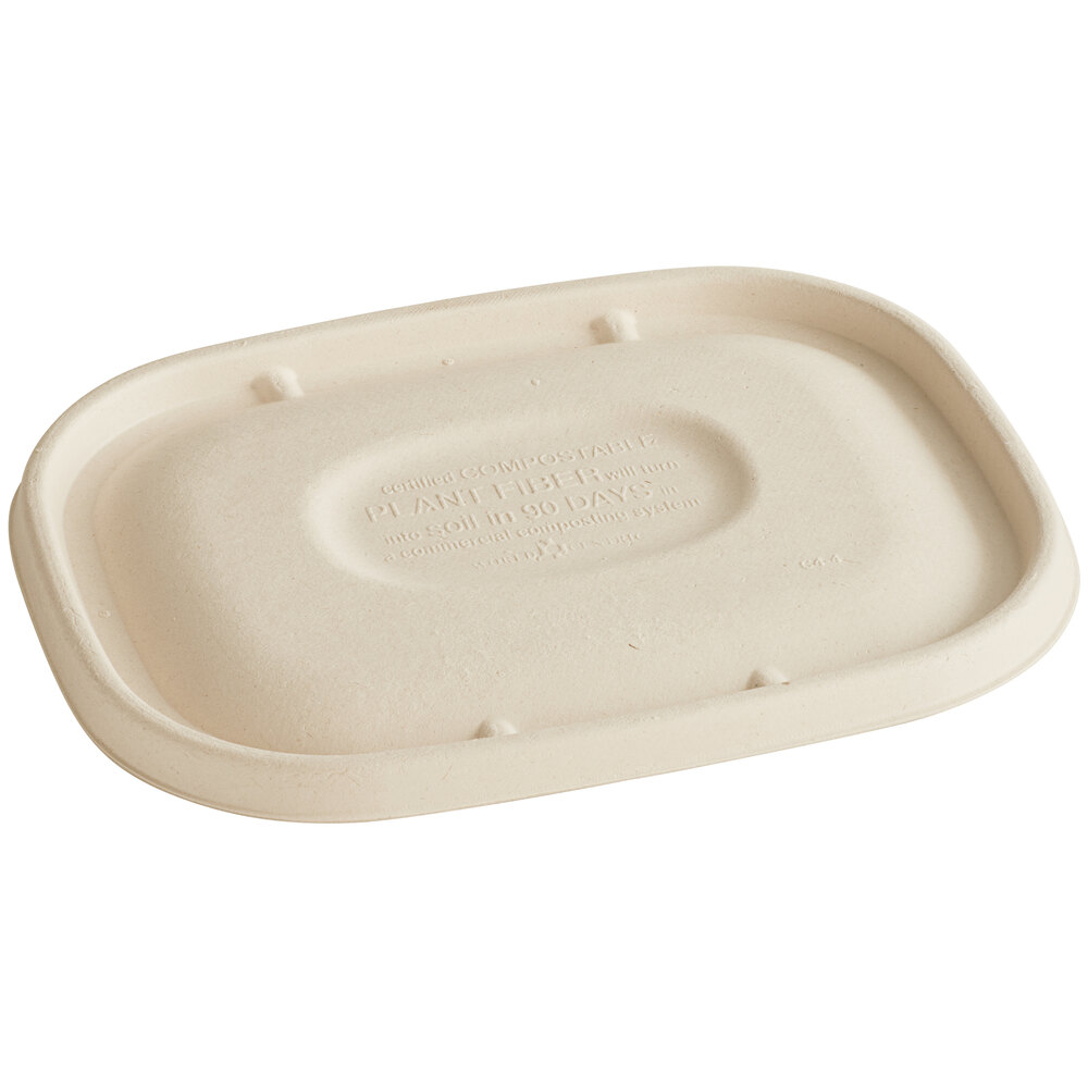 World Centric 20-48 oz. Compostable Lid - 400/Case