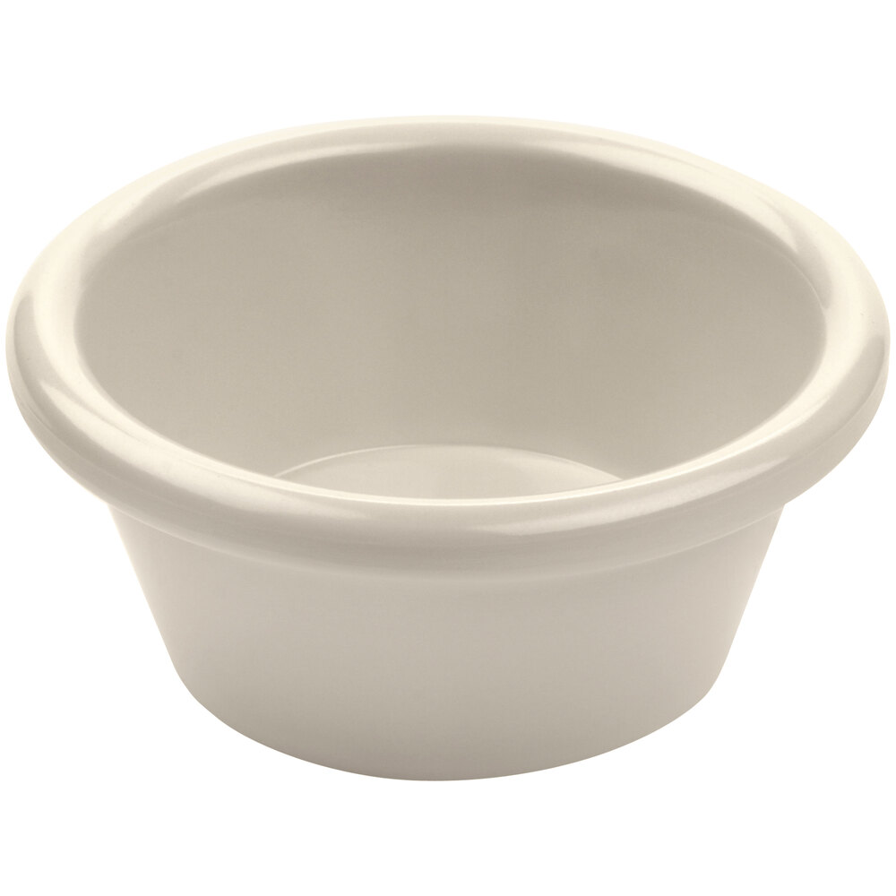 GET 2 oz. Ivory Smooth Melamine Ramekin - 48/Case
