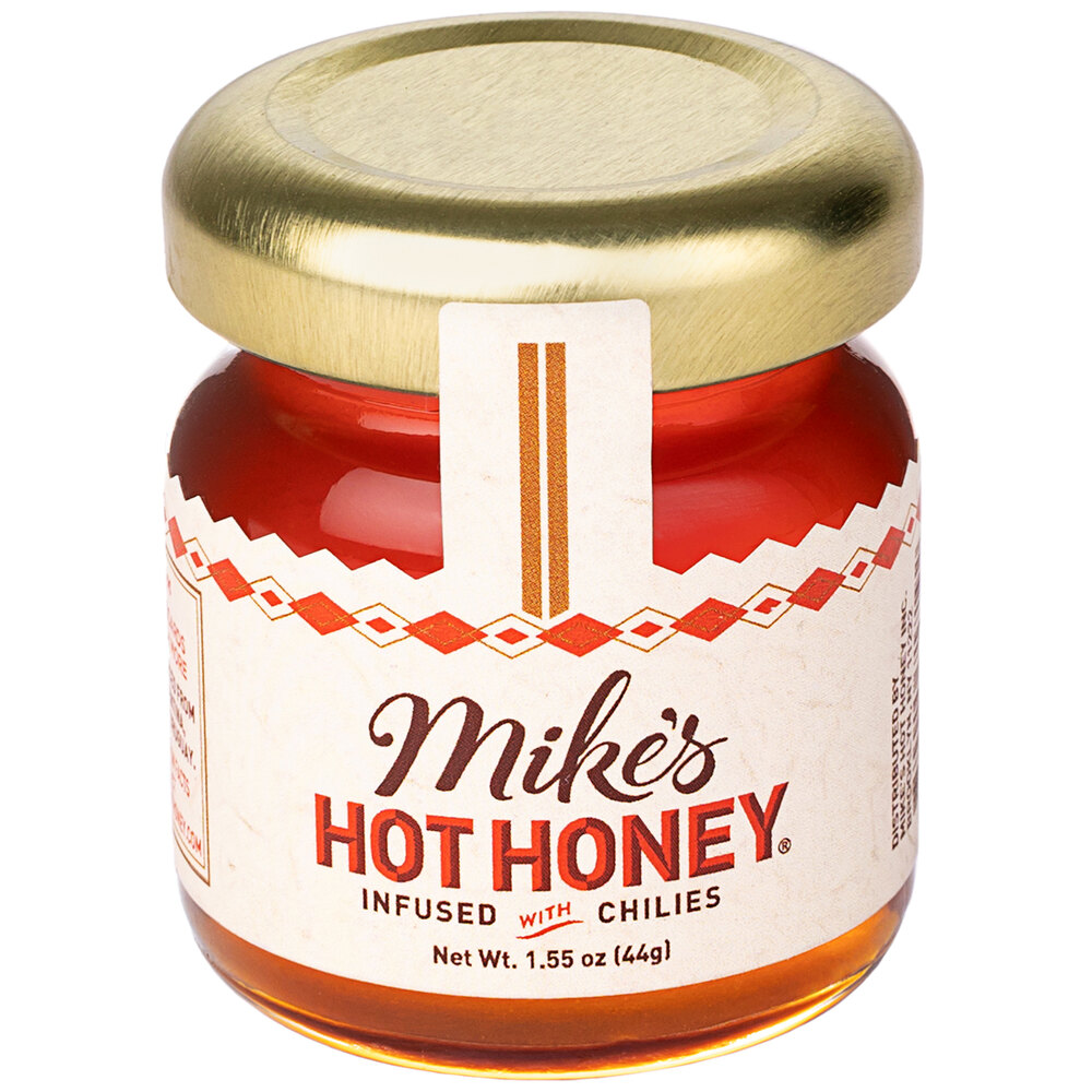Mike's Hot Honey With Chili Infusion Mini Condiment Jar