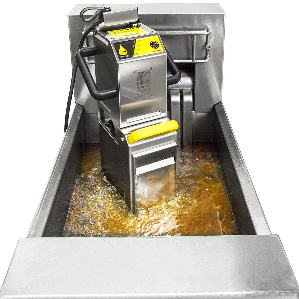 Vito Fryfilter VITO VL Portable 70 lb. Fryer Oil Filter System - 100 ...