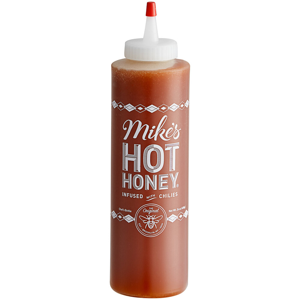 Mike's Hot Honey With Chilis Squeeze Bottle Sauce & Topping