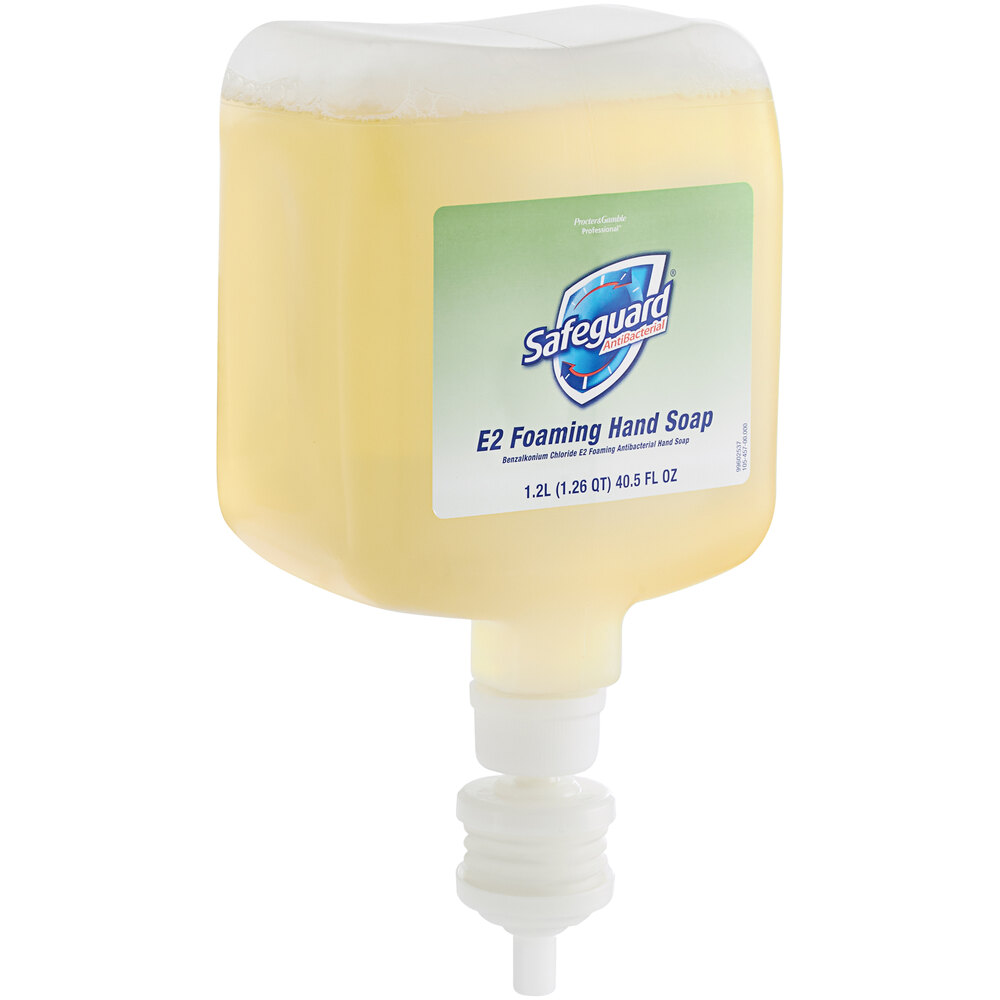 Safeguard 47434 1.2 Liter / 1200 mL Foaming E2 Antibacterial Hand Soap ...