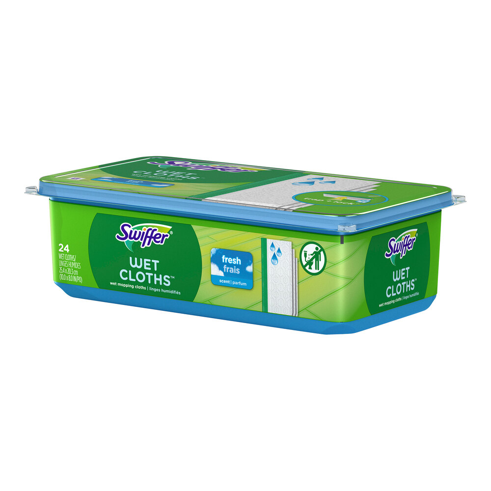 Swiffer® Sweeper 10037000351556 Disposable Wet Mopping Pads with Open ...