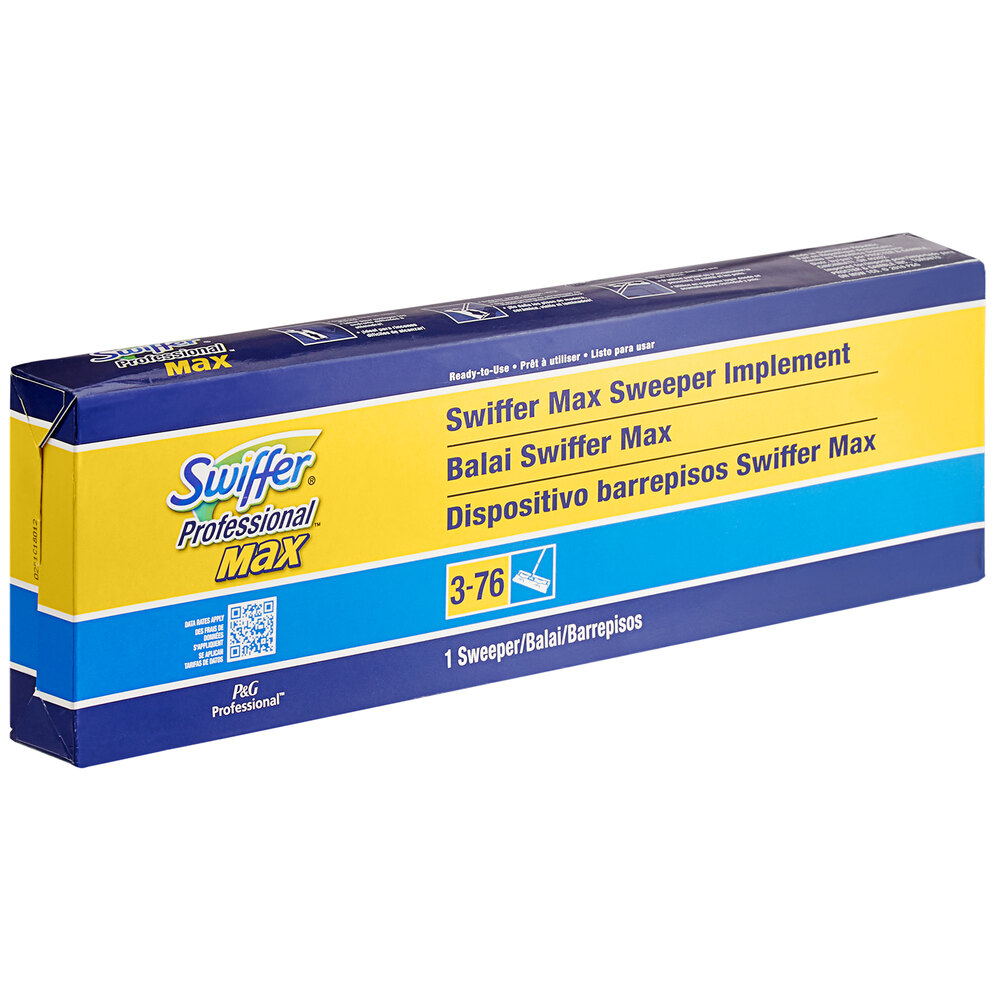 Swiffer® Professional 37108 Max Sweeper Wet / Dry Mop with Handle - 3/Case