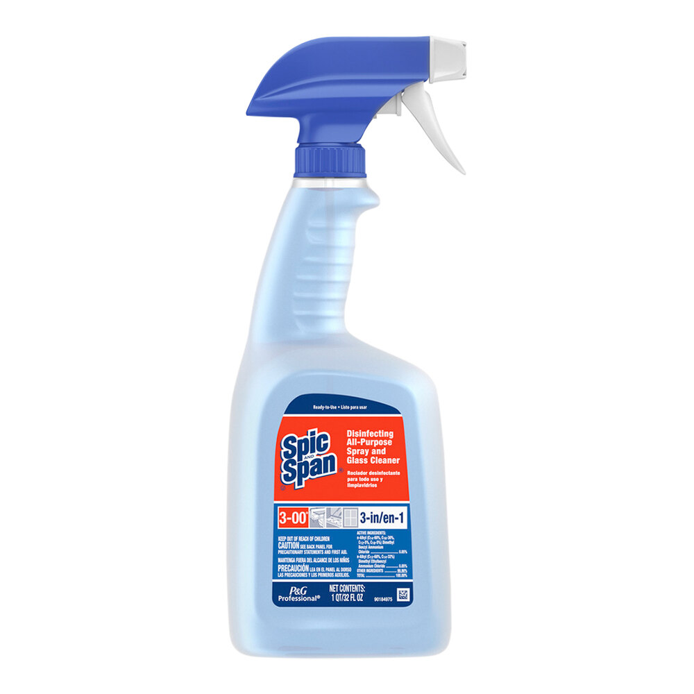 Spic and Span 75353 Disinfecting, All-Purpose, & Glass Cleaner Ready-to ...