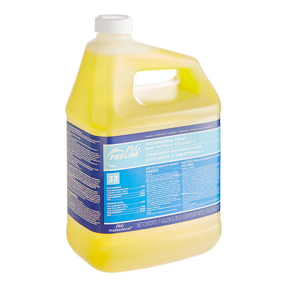 P&G Pro Line 02038 Disinfecting Floor & Surface Cleaner II Concentrate ...